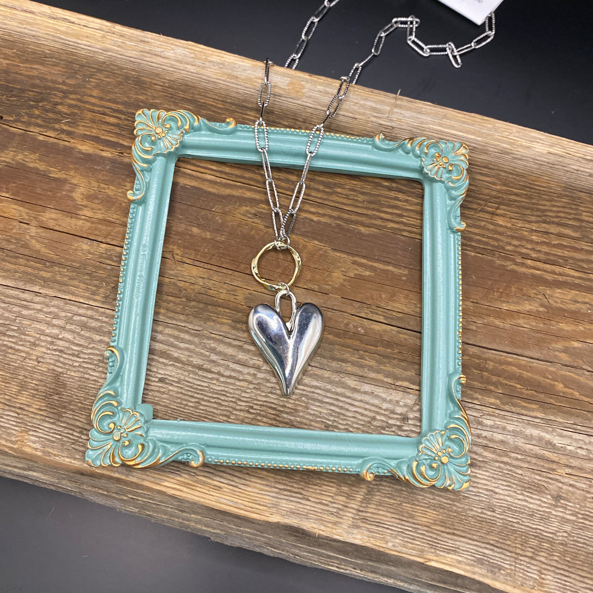 Paperclip Heart Necklace – Freckle Face Jewellery